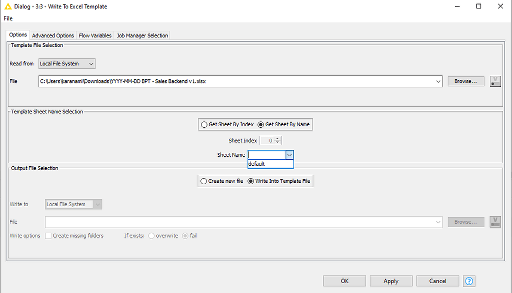 Issue with "Write to Excel Template" Node for Large .xlsx Files - KNIME Analytics Platform ...