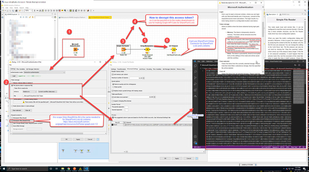Microsoft Authentication Token Storage File - Token Decryption - KNIME Analytics Platform ...