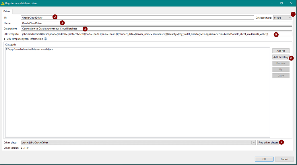 Unable to connect to Oracle Autonomous database Database version: 21c ...