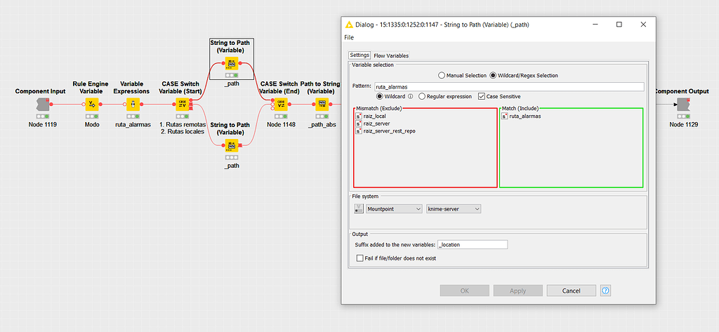 List Files error on server when using path variable - KNIME Server - KNIME Community Forum