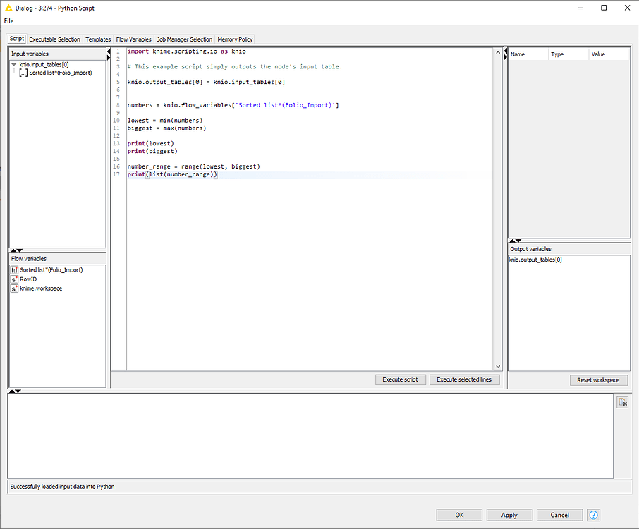 Python Script Table Output - KNIME Analytics Platform - KNIME Community Forum