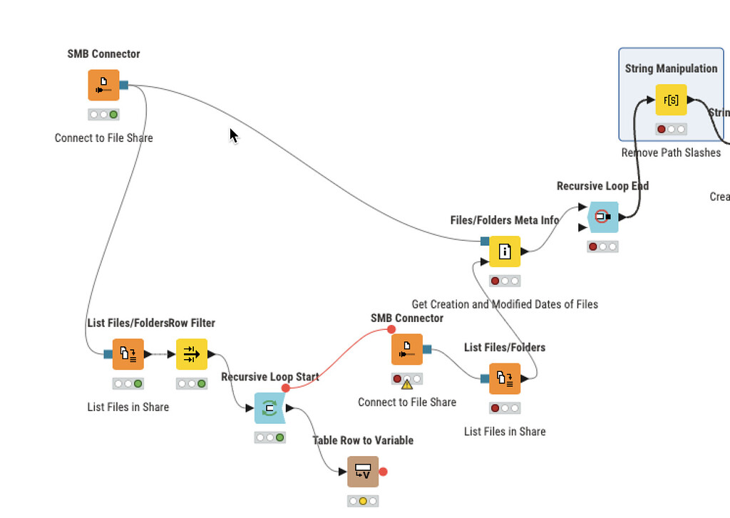 Trying to setup recursive loop with List Files/Folders Node - possible ...