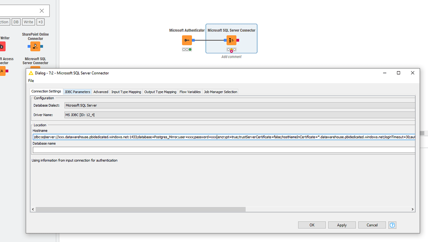 Help with service principal authentication Azure SQL - KNIME Analytics Platform - KNIME ...