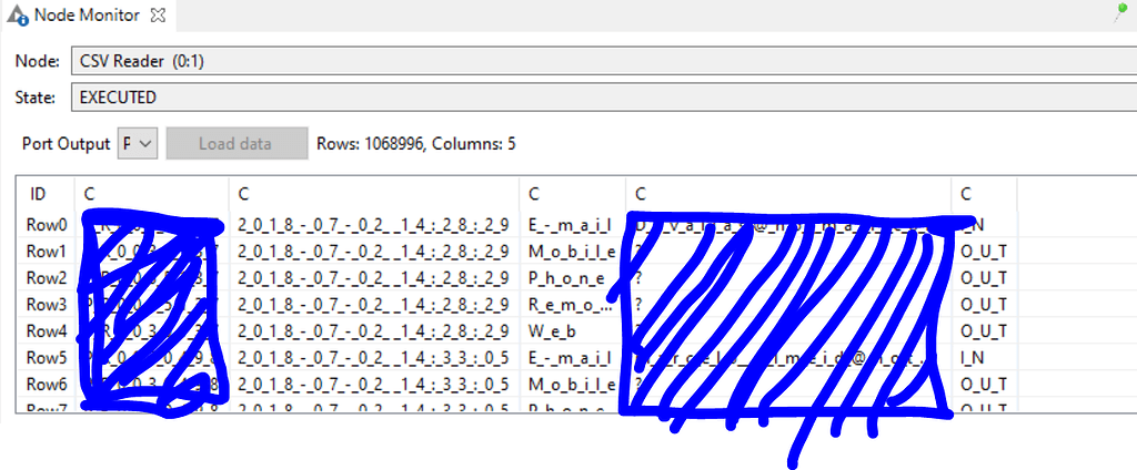 CSV Reader, Rows with underscore in each character - KNIME Analytics Platform - KNIME Community ...