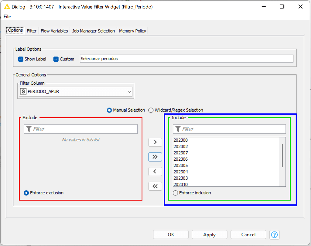 Interactive Value Filter Widget Node Display Correct Order And Search Box Knime Analytics