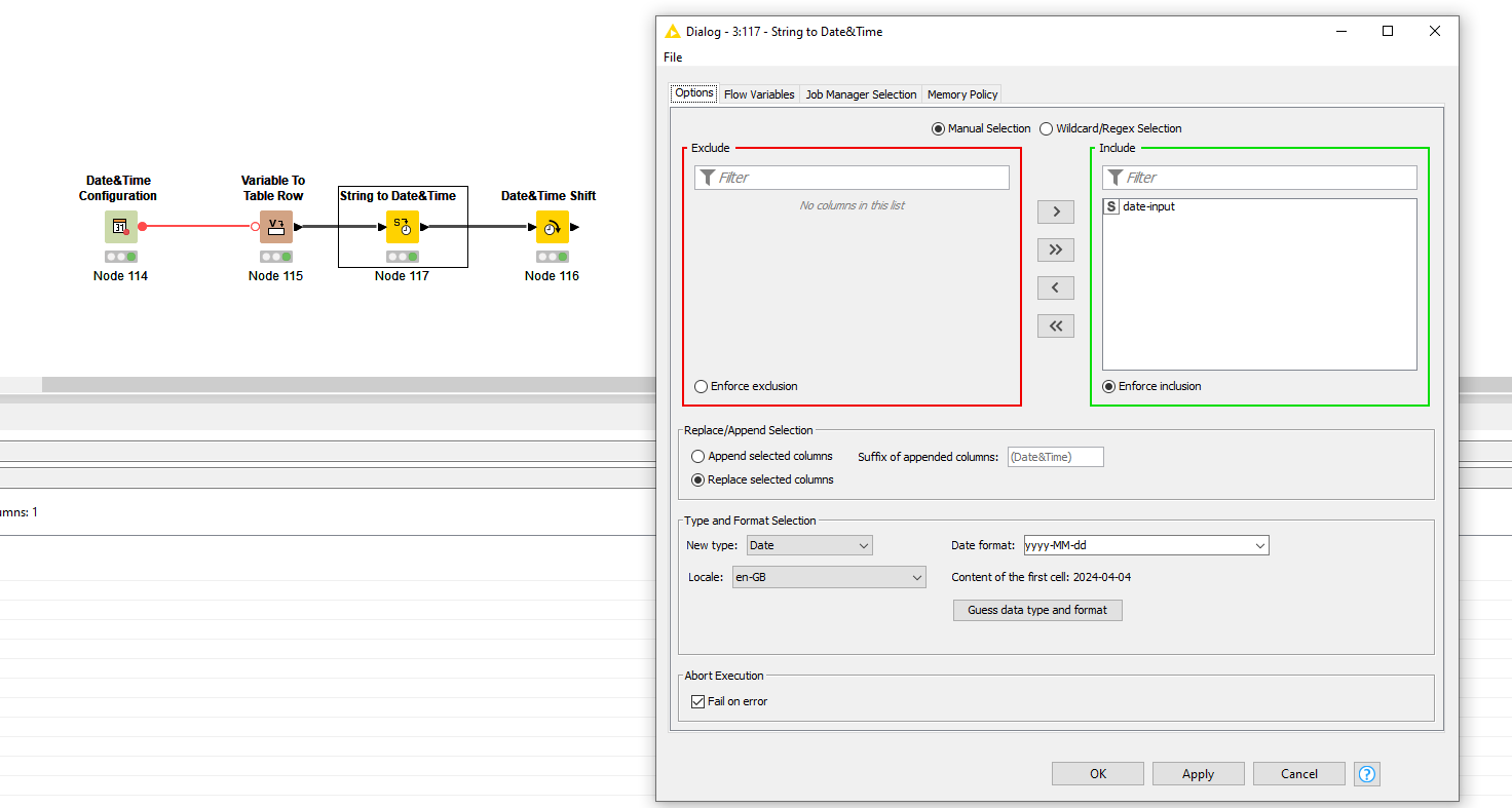Unrecognized Input to Date&Time Shift - KNIME Analytics Platform - KNIME Community Forum