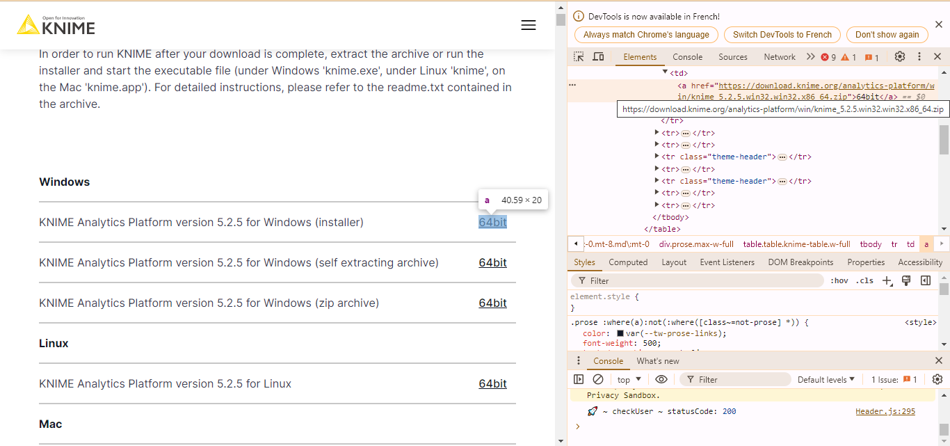 Assistance needed for Installing a previous version of KNIME - KNIME Analytics Platform - KNIME ...