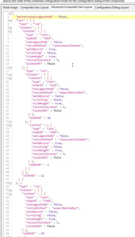 Advanced Composite View Layout with invisible character - Code not recognized? - Feedback ...