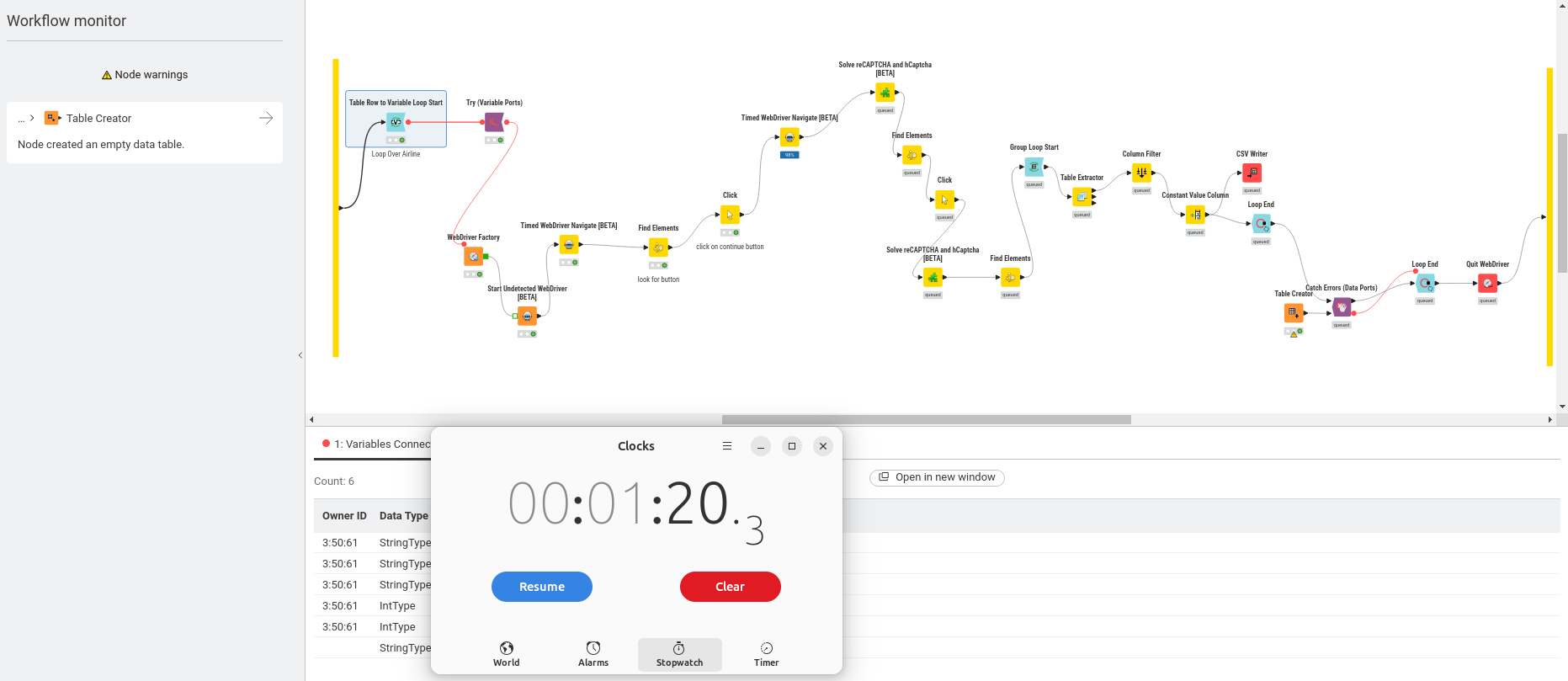 How to optimize "Navigate" node in selenium nodes? - Community Extensions - KNIME Community Forum