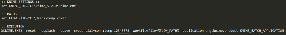 Possibility for credentials encrypting (batch mode) - KNIME Analytics ...