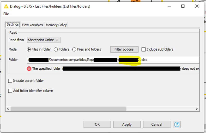 Config excel reader from sharepoint connector - KNIME Analytics Platform - KNIME Community Forum