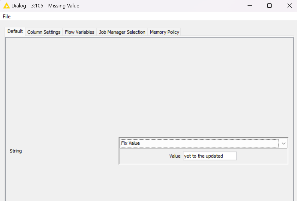 Replace Missing Value with value - KNIME Analytics Platform - KNIME ... Replace Missing Value with value - KNIME Analytics Platform - KNIME ...