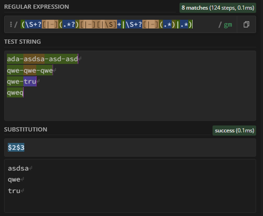 Regex between first and second "-" - KNIME Analytics Platform - KNIME Community Forum