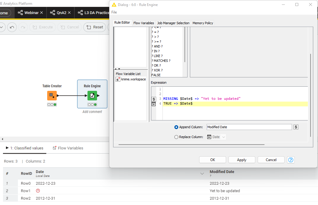 Replace Missing Value with value - KNIME Analytics Platform - KNIME ... Replace Missing Value with value - KNIME Analytics Platform - KNIME ...