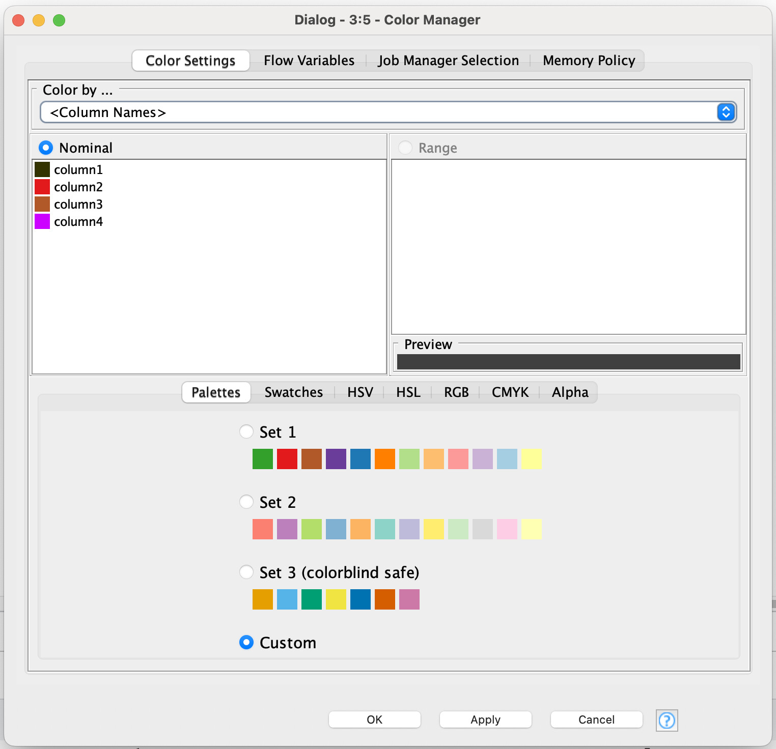 Line plot with different colors - KNIME Analytics Platform - KNIME ...