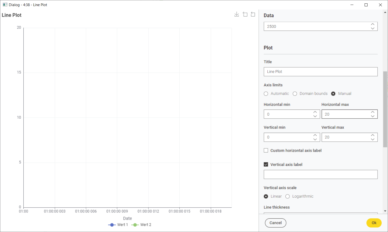 Line Plot - Improve manual Axis Limits Setting for Date&Time x - axis ...