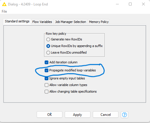 use variable as sheet names in the one loop - KNIME Analytics Platform - KNIME Community Forum