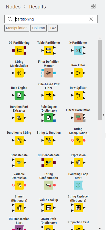 I cannot find the row or column partitioning - KNIME Analytics Platform - KNIME Community Forum