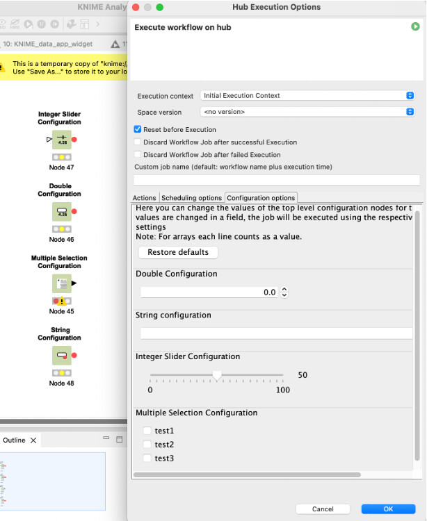 About Multiple Selection Configuration - KNIME Server - KNIME Community ... About Multiple Selection Configuration - KNIME Server - KNIME Community ...