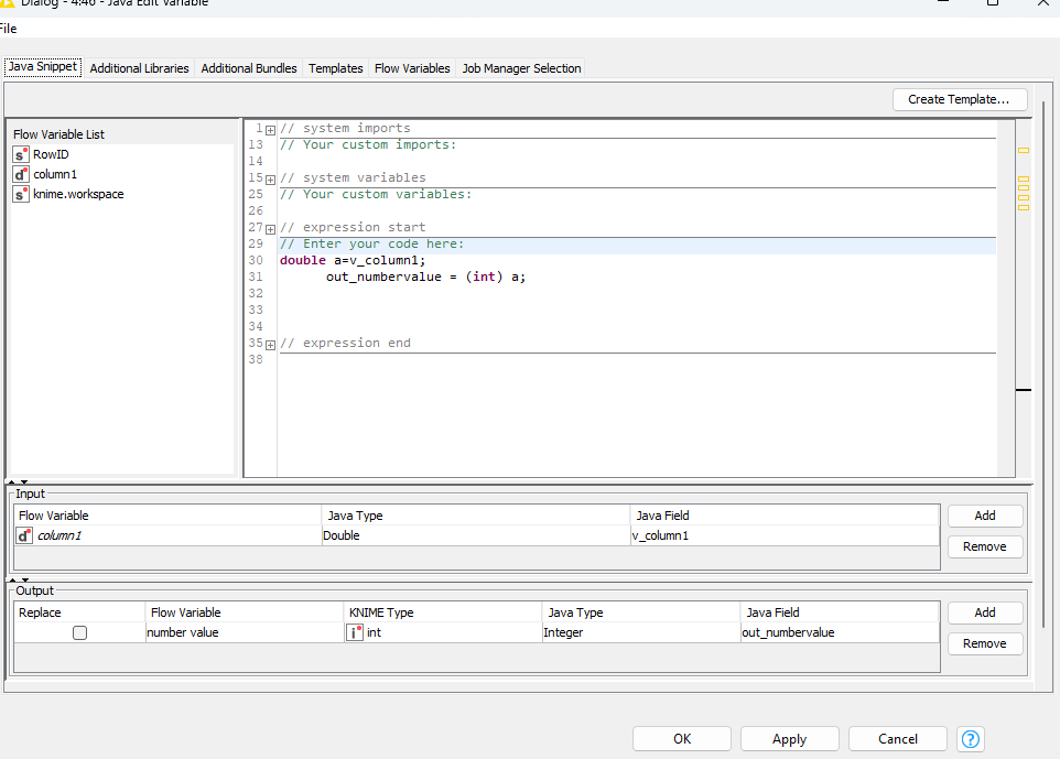 Java Edit Variable Question Knime Analytics Platform Knime