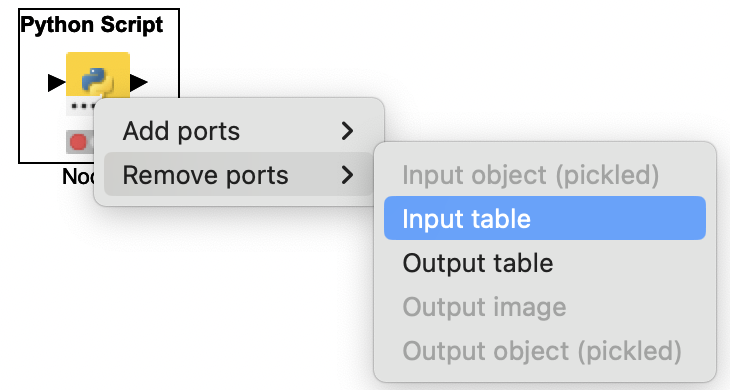 Does Python Script Node Only Work With An Input Table Connected Knime Analytics Platform