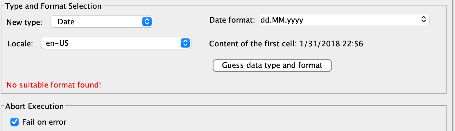 Unable To Find The Right Format For String To Dateandtime Knime Analytics Platform Knime