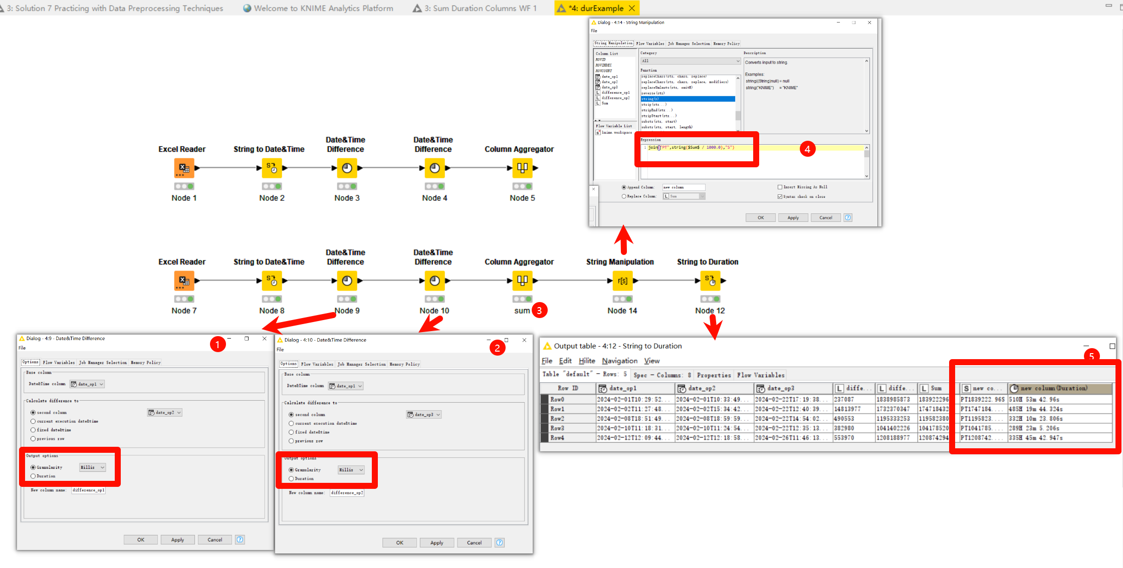 Sum duration columns - KNIME Analytics Platform - KNIME Community Forum