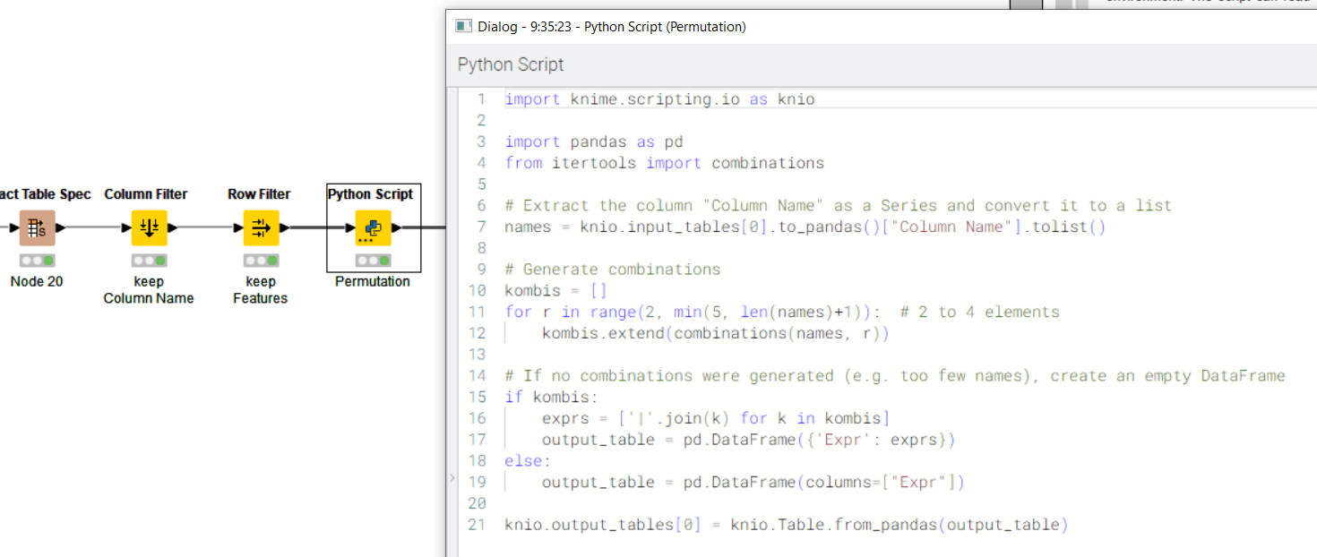 Early stopping of feature selection loop if certain criteria is met - KNIME Analytics Platform ...